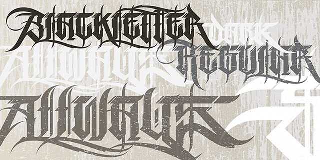 Rase Grimm Font Family - Graffiti Fonts